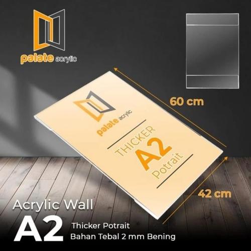 Jual AKRILIK WALL A2/ THICKER /ACRYLIC /AKRILIK DINDING BROSUR A2 ...