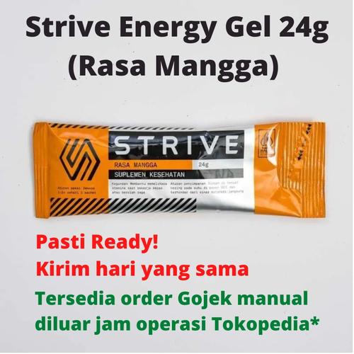 Promo STRIVE ENERGY GEL 24g NANAS MARKISA MANGGA supplemen tenaga lari ...