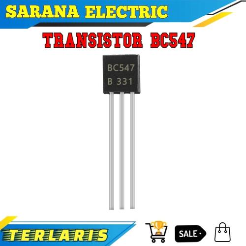 Jual TRANSISTOR BC-547 / BC547 / 547B NPN PNP TRANSISTOR - Kab. Bogor ...
