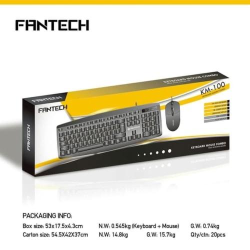 Jual Combo Mouse & Keyboard Fantech KM100 - USB - Kota Pekanbaru - bes ...