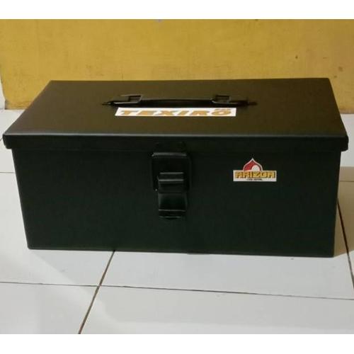 Jual Tool box besi kotak perkakas besi - Hitam, 40 x 20 x 17 - Jakarta ...