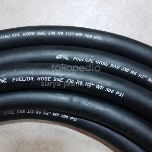 Jual SELANG NCR FUEL/OIL HOSE SAE J30 R6 ID 1/2" WP 300 PSI 1 ROLL 50 ...