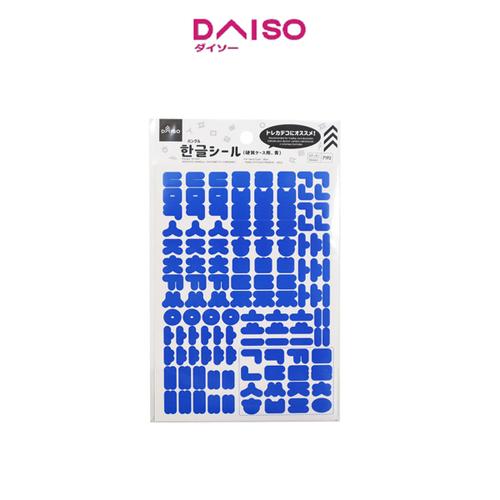Jual Daiso Hangul Sticker -For Hard Case - Blue- - Jakarta Pusat ...