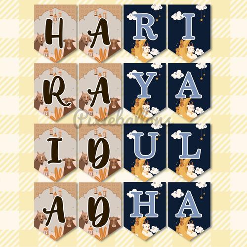 Jual HARI RAYA IDUL ADHA BUNTING FLAG BANNER DEKORASI DINDING BENDERA ...