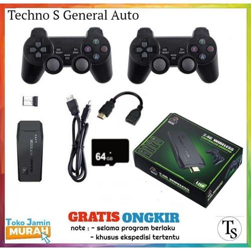 Jual Game Stick 4K Lite Console Retro 2.4G Wireless Controller Gamepad ...
