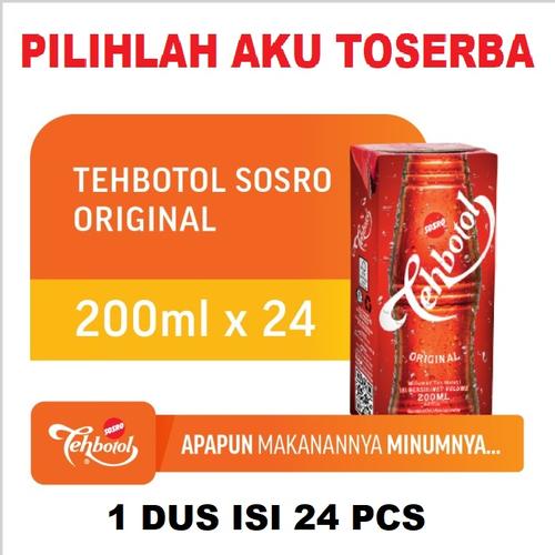Jual Teh Botol Sosro Kotak Original 200 ml - ( HARGA 1 DUS ISI 24 ...