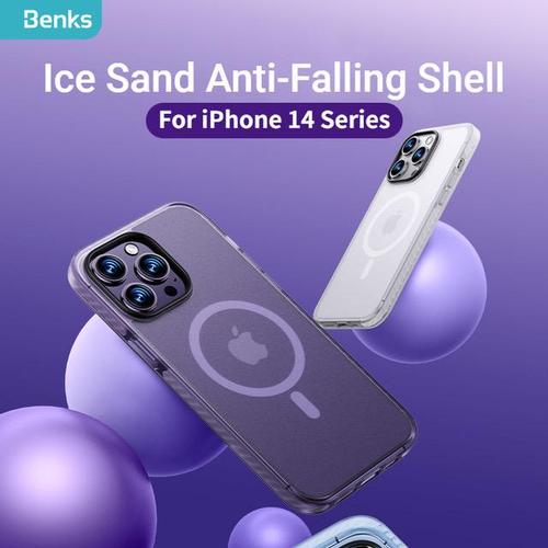Jual Benks Ice Sand Case with Visible Airbag for iPhone 14 Series ...