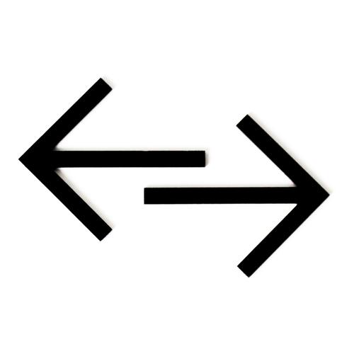 Jual Sign Panah Pintu Cafe Penanda Panah Akrilik Pintu Kaca - INPI ...