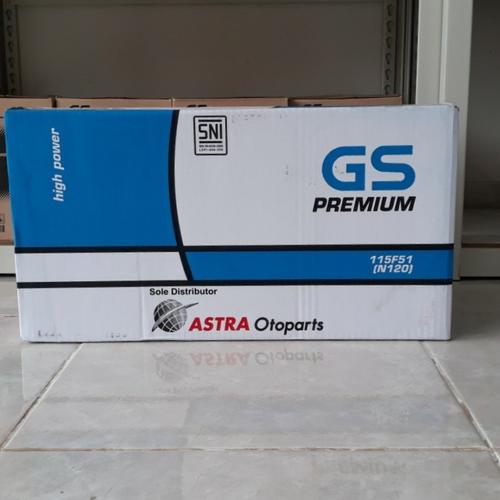 Jual Aki / Accu N120 115F51 GS ASTRA Premium 12 volt 120 Amper Aki ...