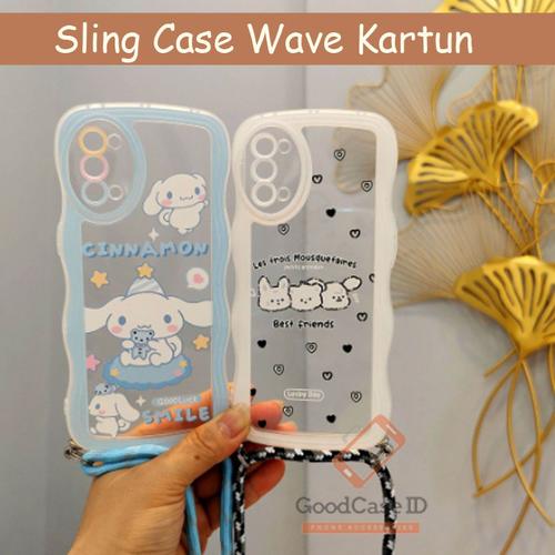 Jual Samsung A04S A04 Softcase Wave Gambar Casing Sling Case Tali ...