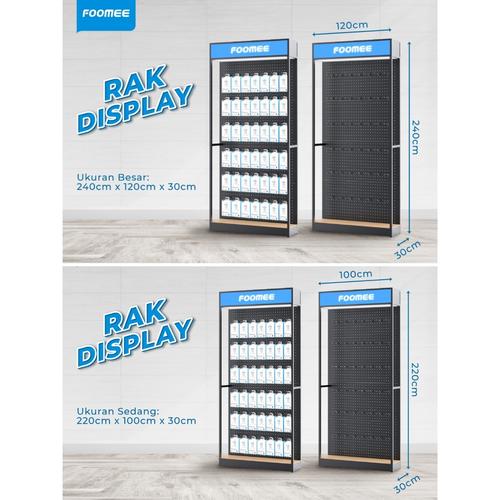 Jual Rak Display Aksesoris Ukuran Besar 2.4m FOOMEE - Sedang - Kota ...