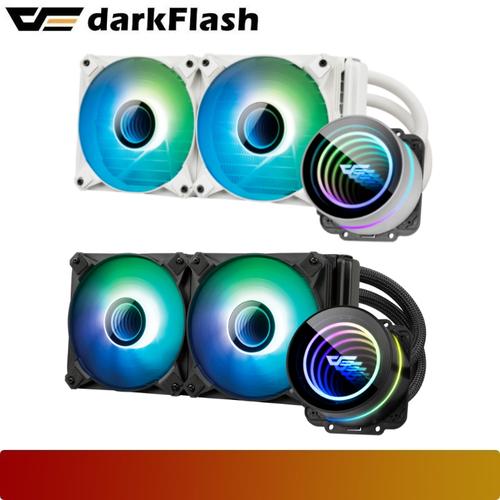 Promo DARKFLASH Twister DX240 V2.6 | 240mm AIO Liquid Cooling - Putih ...