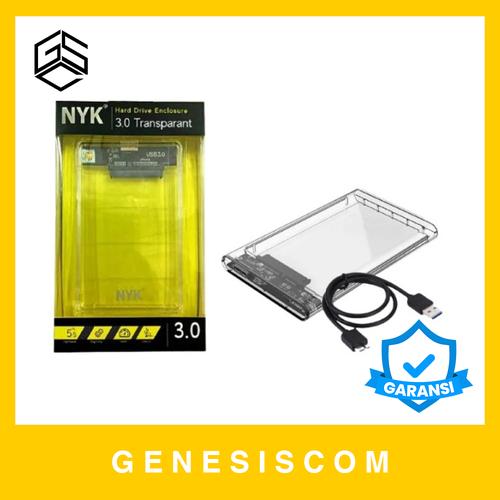 Jual NYK Case HDD/SSD SATA 2.5" USB3.0 Transparant - 2,5” Inch Inci Casing Docking Enclosure ...