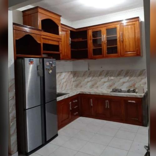 Jual Kitchen Set Kayu Jati Finishing Plistur - Jakarta Timur - Allia ...