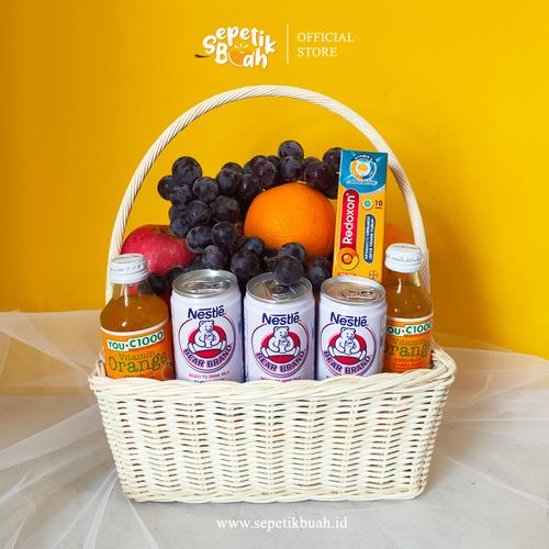 Jual Sepetikbuah - Parcel Buah Vitamin Minuman | Happy 3 Fruit Hampers ...