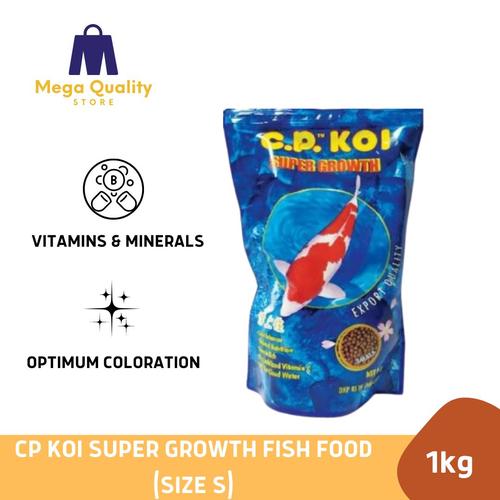 Jual CP Koi Super Growth Fish Food Makanan Ikan Size S 1kg - Jakarta ...