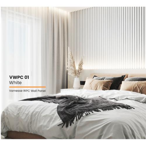 Jual Wood panel wpc wallpanel PVC woodpanel 3D wallpanel 3D Putih ...