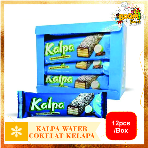 Promo BOX - Kalpa Wafer Cokelat Kelapa 22gr isi 12pcs - Kota Malang ...