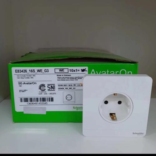 Jual Stop kontak avatar putih schneider - Kota Tangerang - Hanny ...
