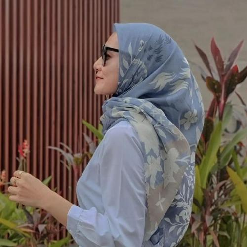 Jual Hijab Segi empat Motif Jilbab Voal Premium Laser Cut Denim ...