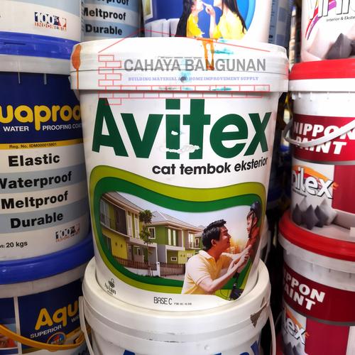 Jual AVITEX Cat Tembok EXTERIOR Luar Pail 20 25 Kg Tinting Warna Putih ...