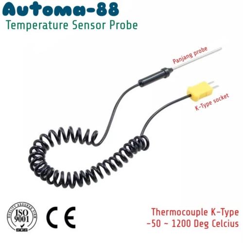Jual Temperature Sensor Thermocouple K-Type thermometer digital 10cm ...