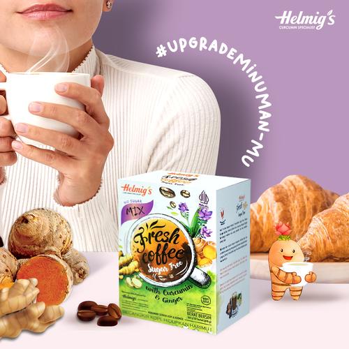 Jual Helmigs Curcumin Fresh Coffee Sugar Free Isi 10 Sachet - Kab ...