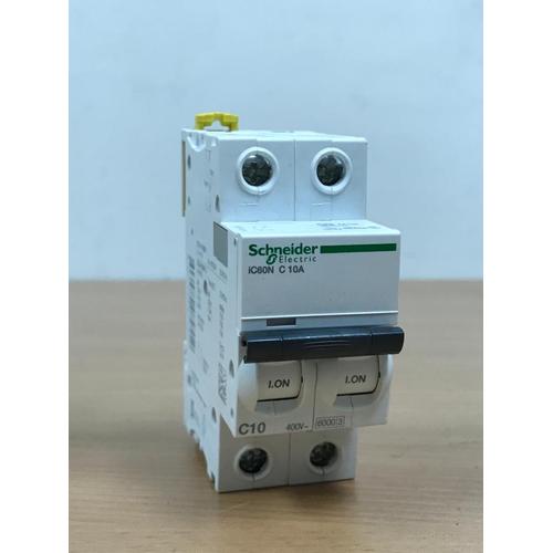 Jual MCB AC/DC Schneider Electric iC60N 2P 6KA Kurva C ukuran 1A hingga 63A - 10A - A9F74210 ...