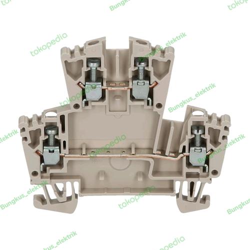 Jual Double Level Terminal block Weidmüller WDK 2.5 ZQV - 1041100000 ...
