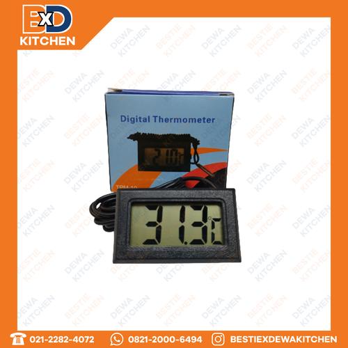 Jual Thermometer Mini Digital With Probe. Termometer Plus Kabel Sensor ...