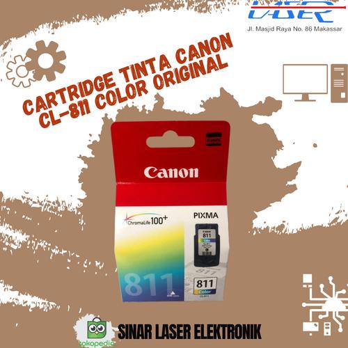 Jual Tinta CARTRIDGE CANON CL-811 COLOR ORIGINAL Tinta Printer Canon ...