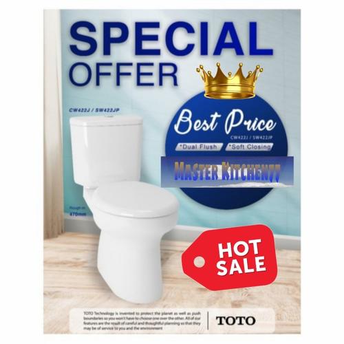 Jual Closet Duduk Toto CW422J/ SW422JP / CW 422 Dual Flush Promo ...