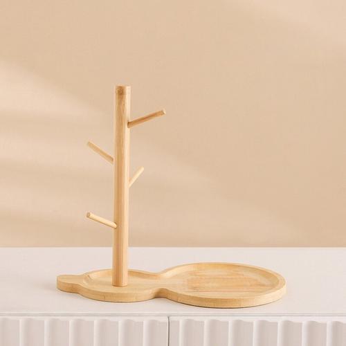 Jual Rak Display Kayu Organizer Meja Wood Jewelry Display Stand Key ...