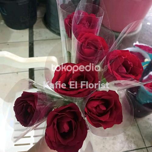 Jual Bunga Mawar 1 Tangkai Plastik Asli dan Segar - Jakarta Barat ...