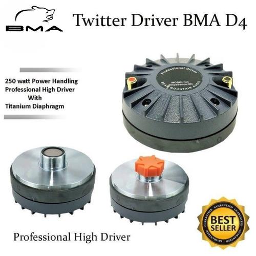 Jual Tweeter BMA D4 Tweeter Professional High Driver 1 PASANG ISI 2 ...