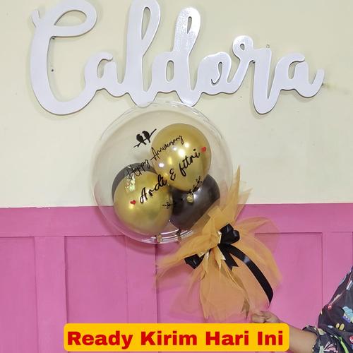 Jual Single Hand ballo box balon bunga bouquet bucket balon bloom box ...