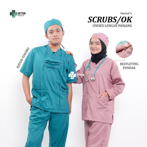 Jual HEYYUN MEDICAL - Scrub Medis Baju Seragam Perawat OK Lengan ...