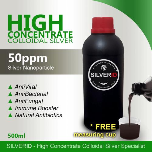 Jual 50ppm Colloidal Silver Nanoparticle, Air Koloidal Perak 500ml - Kab. Pasuruan - Asa Alami ...