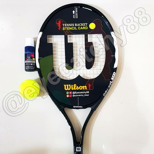 Jual Cetakan Raket / Logo Raket / Stencil Card Tenis - Art Karton ...