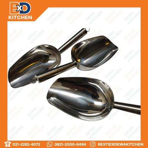 Jual Ice Scoop Serokan Es Batu Sendok Es Batu Stainless Steel Fujinex ...