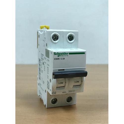 Jual MCB AC/DC Schneider Electric iC60N 2P 6KA Kurva C ukuran 1A hingga ...