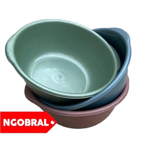 Jual Baskom kuping plastik murah/ baskom cuci sayur & buah/ cuci botol ...