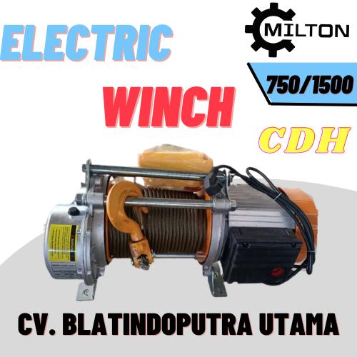Jual MILTON ELECTRIC WINCH HOIST TYPE CDH 750/1500 - Kota Tangerang ...