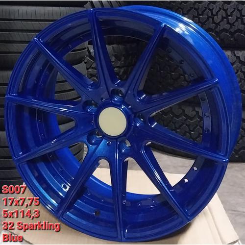 Promo Velg Mobil S007 Ring 17x7,75 5x114.3 ET 32 Sparkling Blue Cicil 0 ...