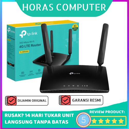 Jual Tp-Link TL-MR6400 300Mbps Wireless N 4G LTE Router, build-in ...