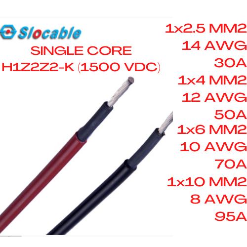 Jual Slocable Single Core 1x2.5/4/6/10 mm2 Kabel Solar Panel Cable ...