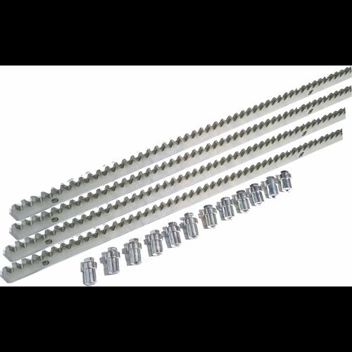 Jual gear rack Gigi rel autogate electroplating finish 9mm harga per ...