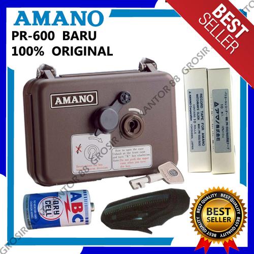 Jual Amano PR-600 BARU 100% Absen Security PR600 Watchman Clock Patrol ...