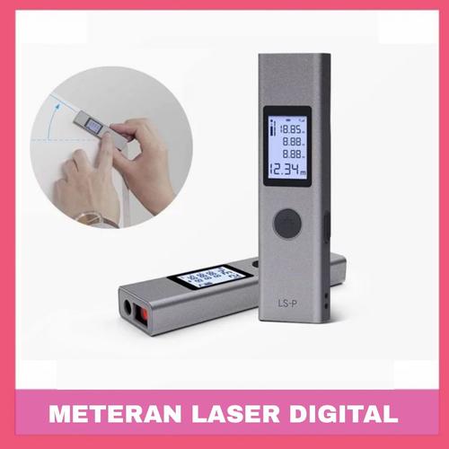Jual Meteran Laser Digital Laser Rangefinder 40 Alat Ukur Jarak Luas ...