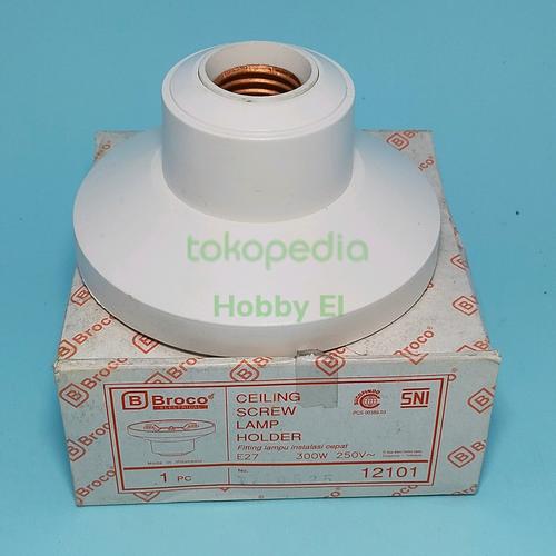 Jual fitting plafon broco lux 12101 Putih - Kab. Banyumas - Hobby El ...